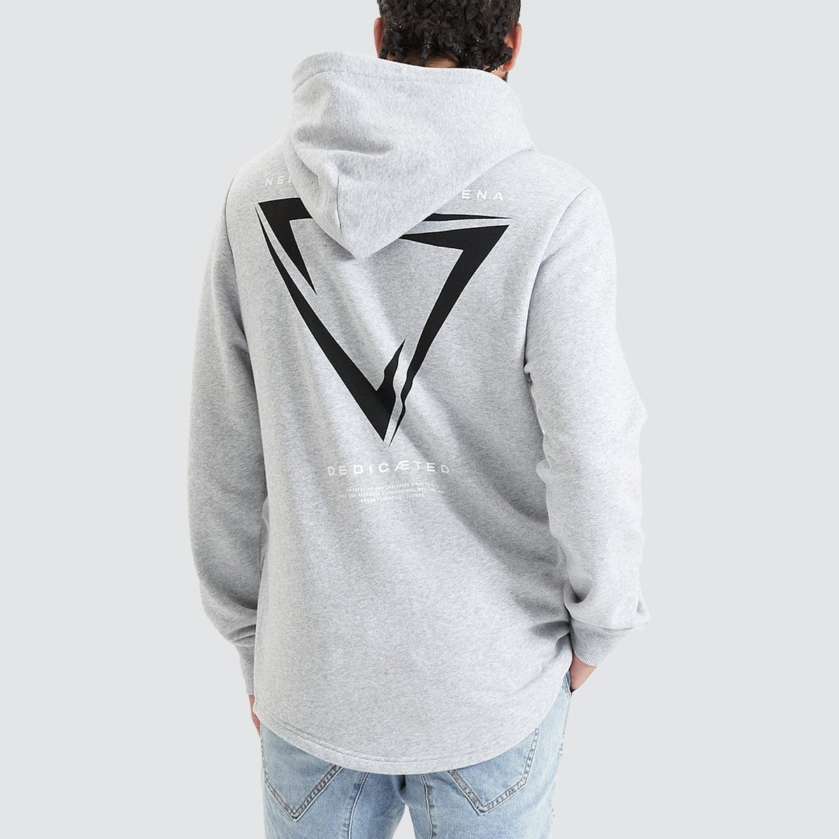 NXP Eight Rank Dual Curve Hoodie in Grey - Neverland Store