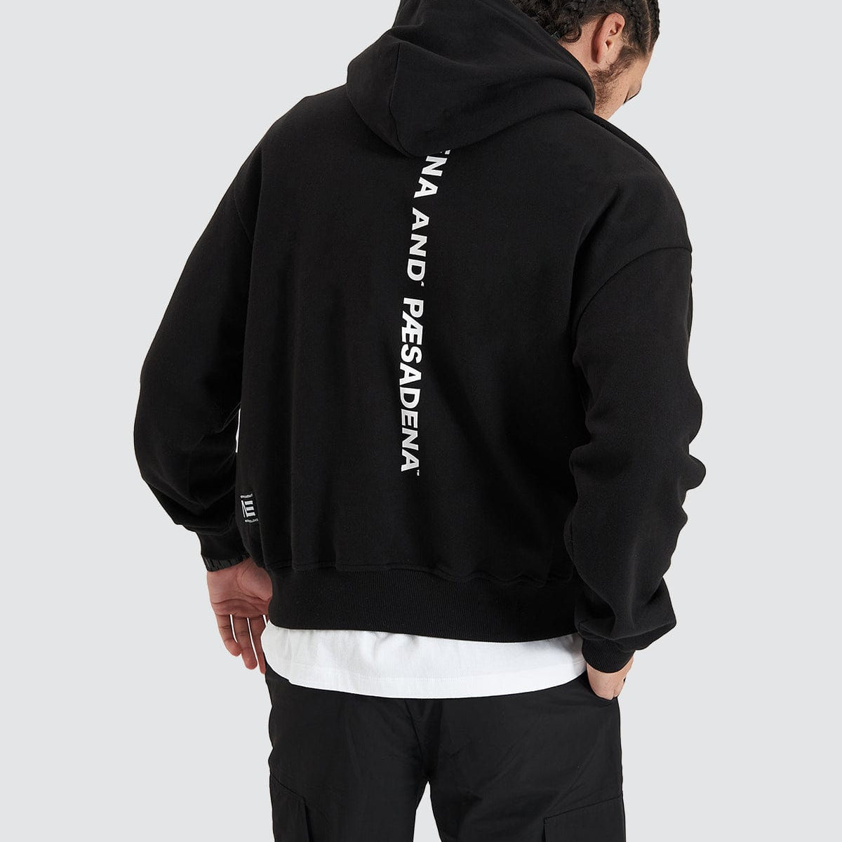 NXP Umpire Hooded Sweater in Jet Black - Neverland Store