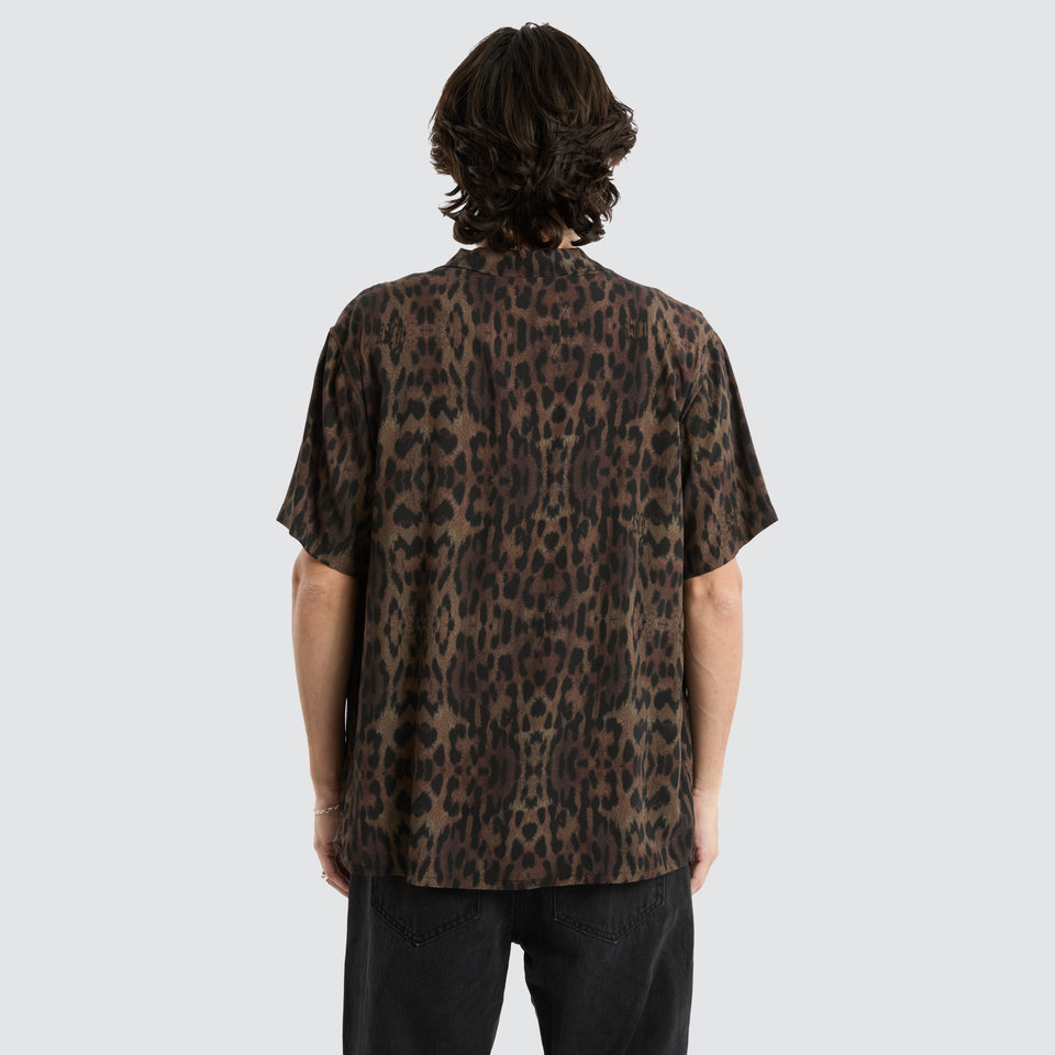 Spure Relaxed Resort Shirt Leopard Print | Neverland Store