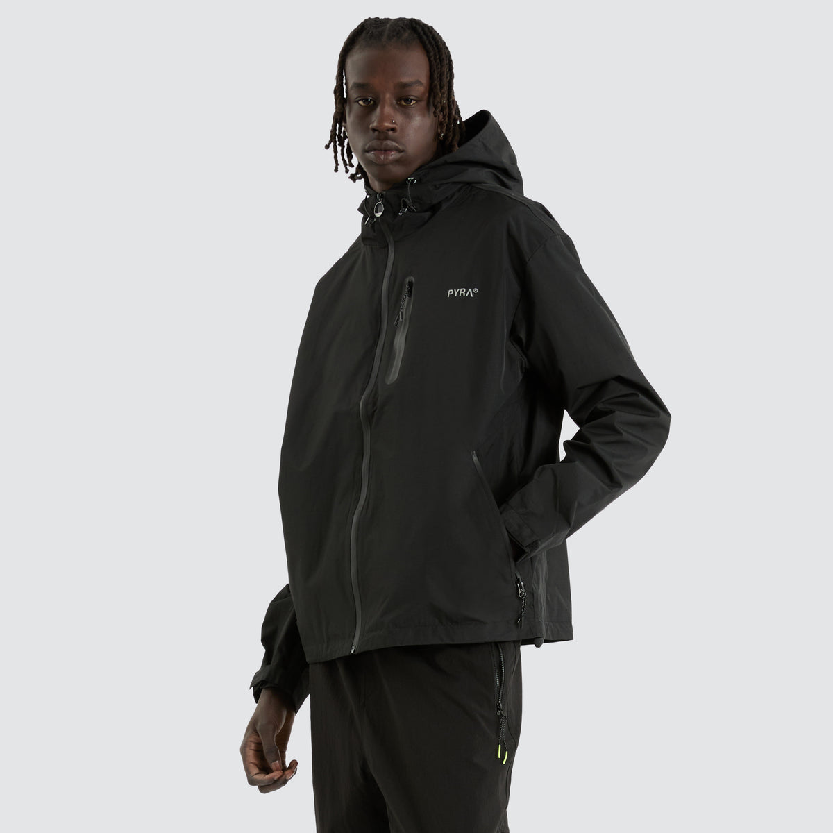 PYRA Nero Shell Jacket in Black | Neverland Store