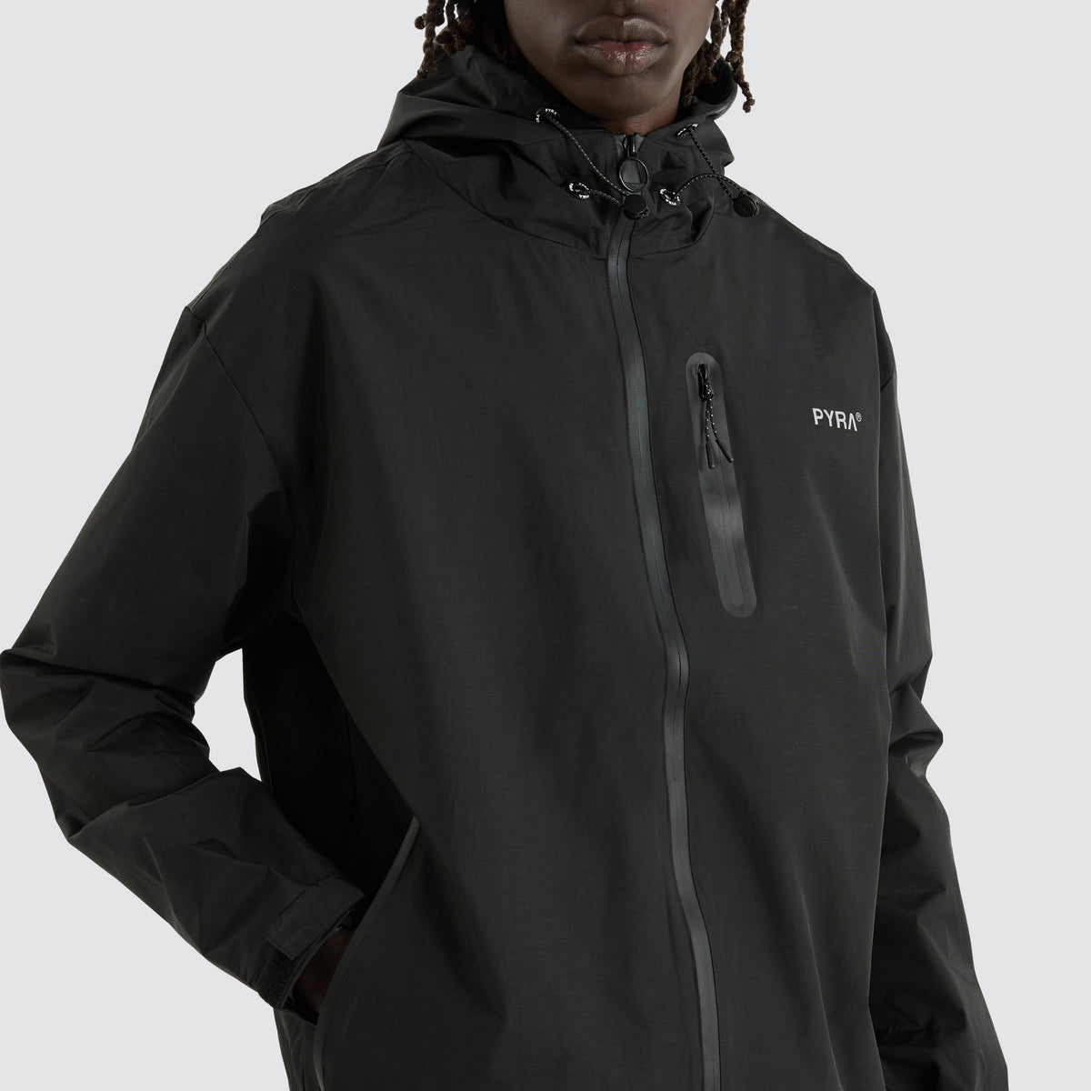 PYRA Nero Shell Jacket in Black | Neverland Store