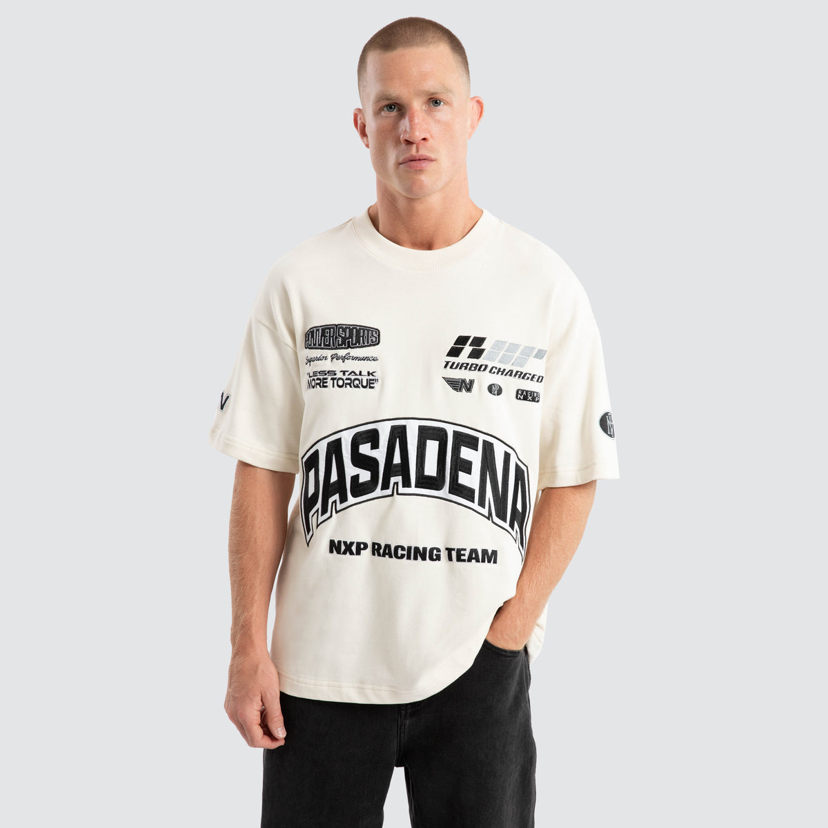 NXP Torque Loopback Raptor Tee in Off White Tofu | Neverland Store