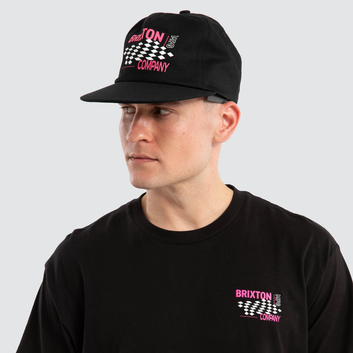 Neon Finish Line Snapback in Black | Neverland Store