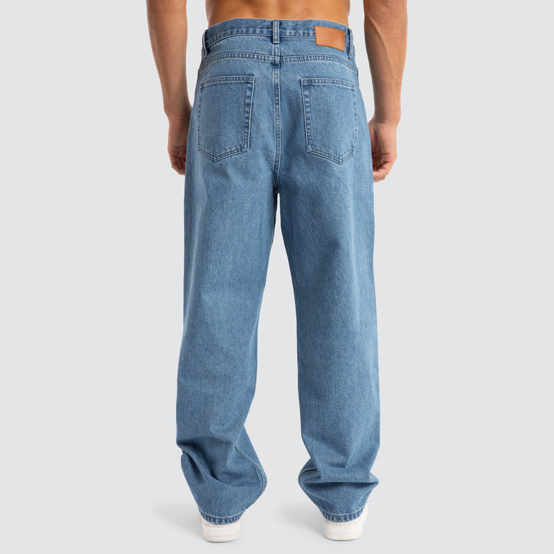NXP Drive Athletic Baggy Jean in Blue | Neverland Store