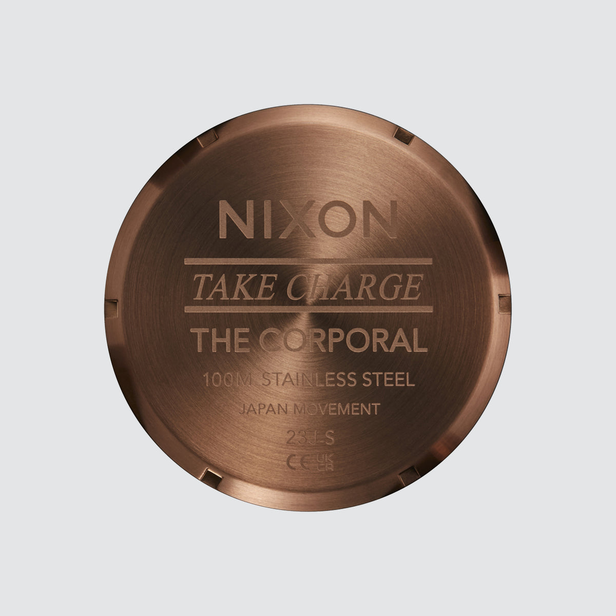 NIXON Corporal Stainless Steel Watch Chocolate / Dark Roast | Neverland ...