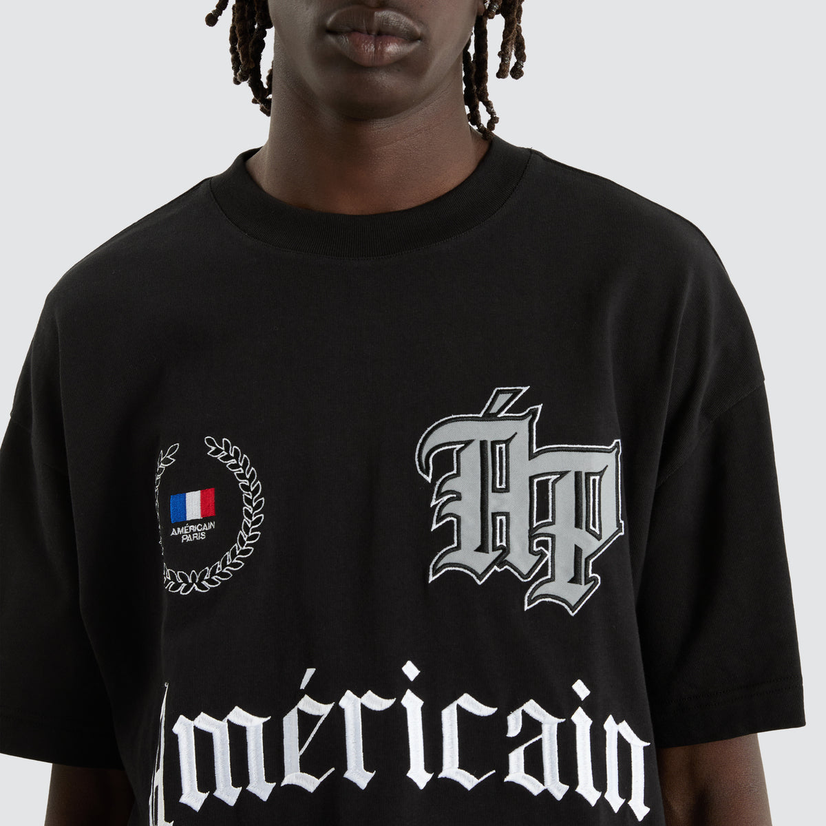 AMERICAIN Kendrick Heavy Tee in Jet Black | Neverland Store
