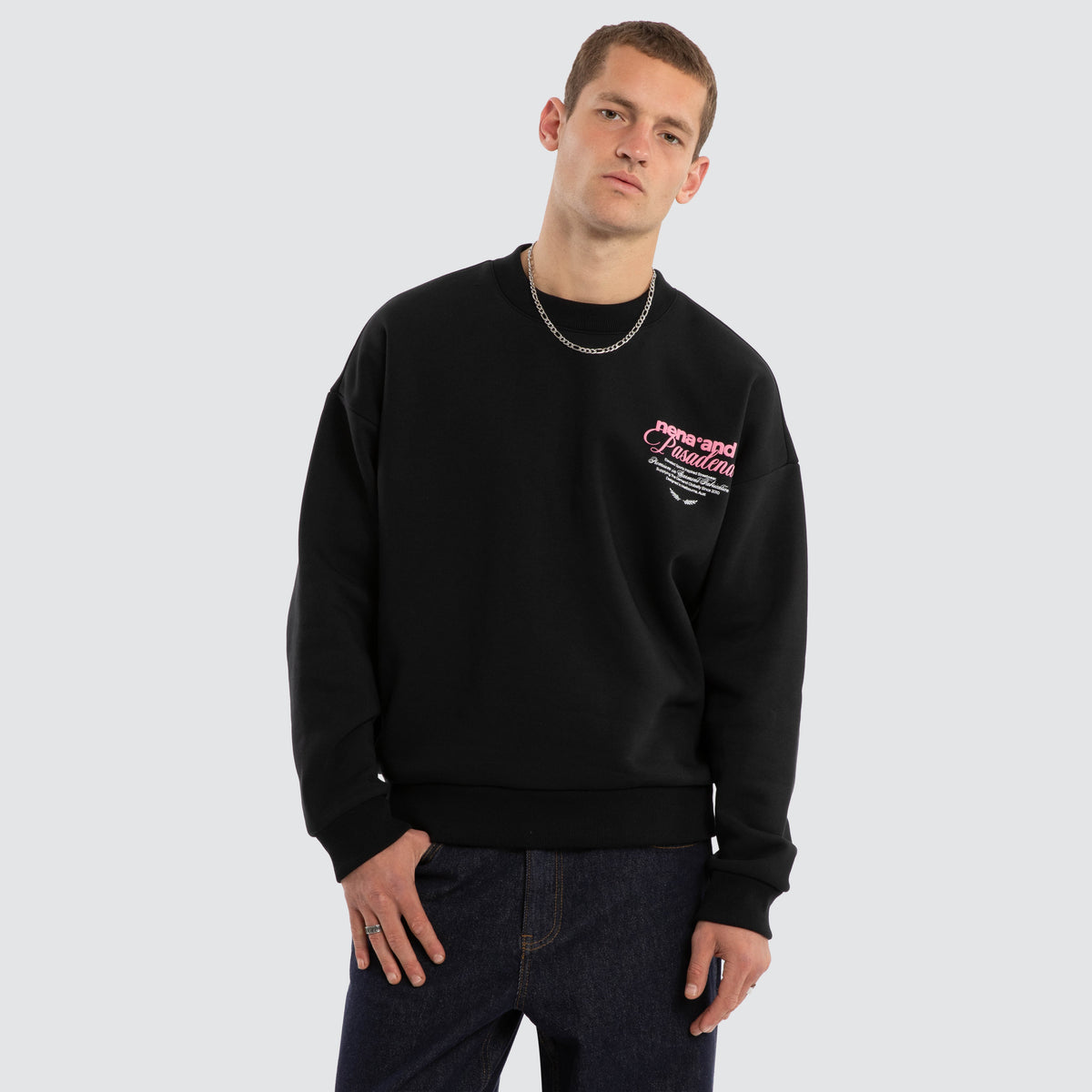 NXP Limitless Box Fit Sweater in Black | Neverland Store