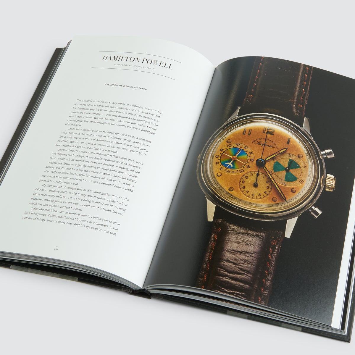 Man & His Watch Hard Cover Book | Neverland Store