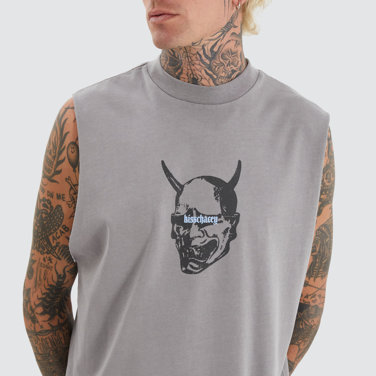 KSCY Gorst Street Muscle in Pigment Silver Grey | Neverland Store