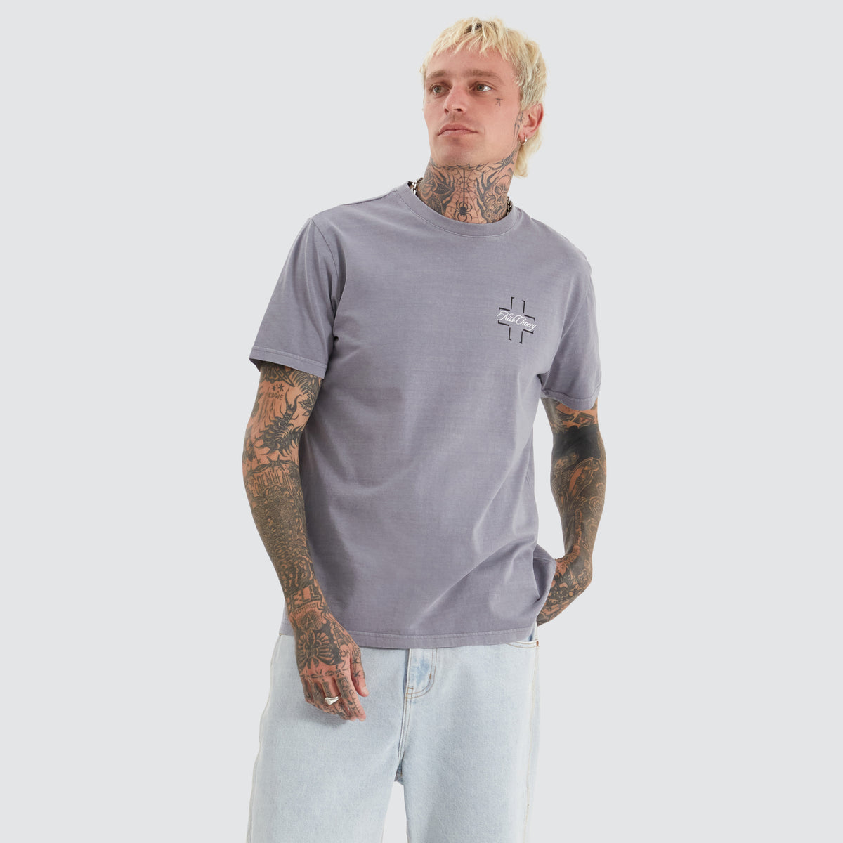 KSCY Surround Standard Tee in Pigment Sky Rocket Grey | Neverland Store