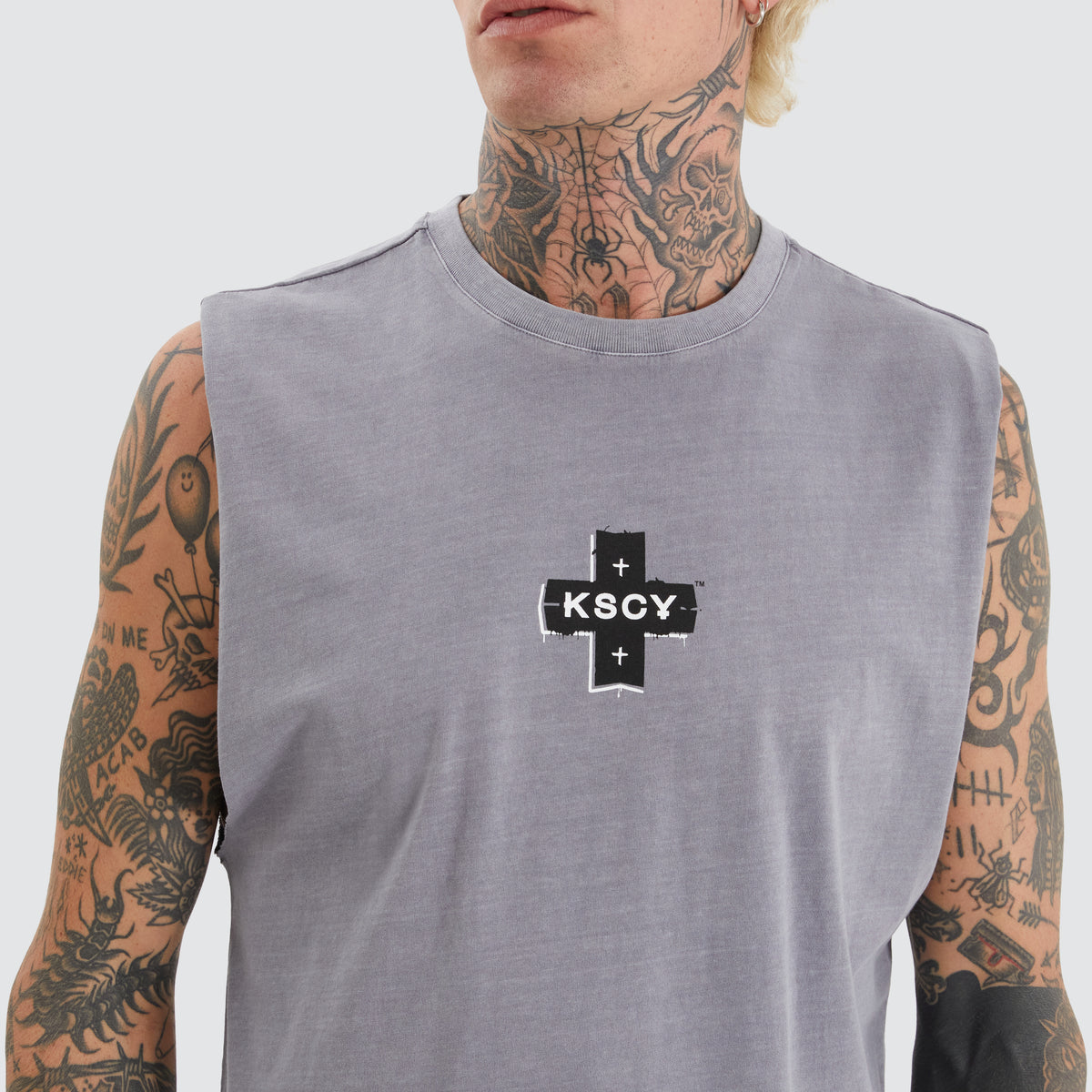 KSCY Overton Dual Curved Muscle in Pigment Sky Rocket Grey | Neverland ...