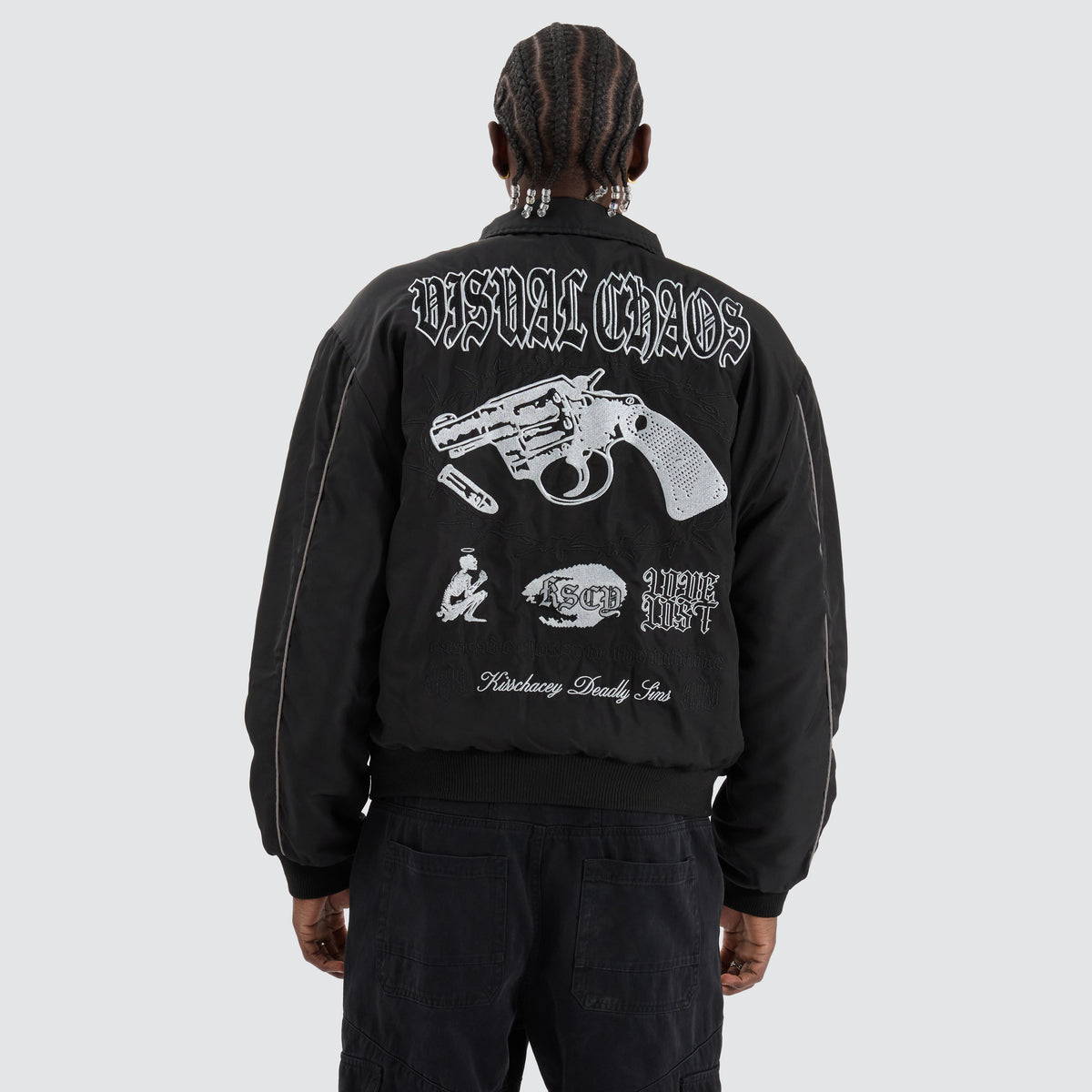 KSCY Ironclad Bomber Jacket in Anthracite Black | Neverland Store