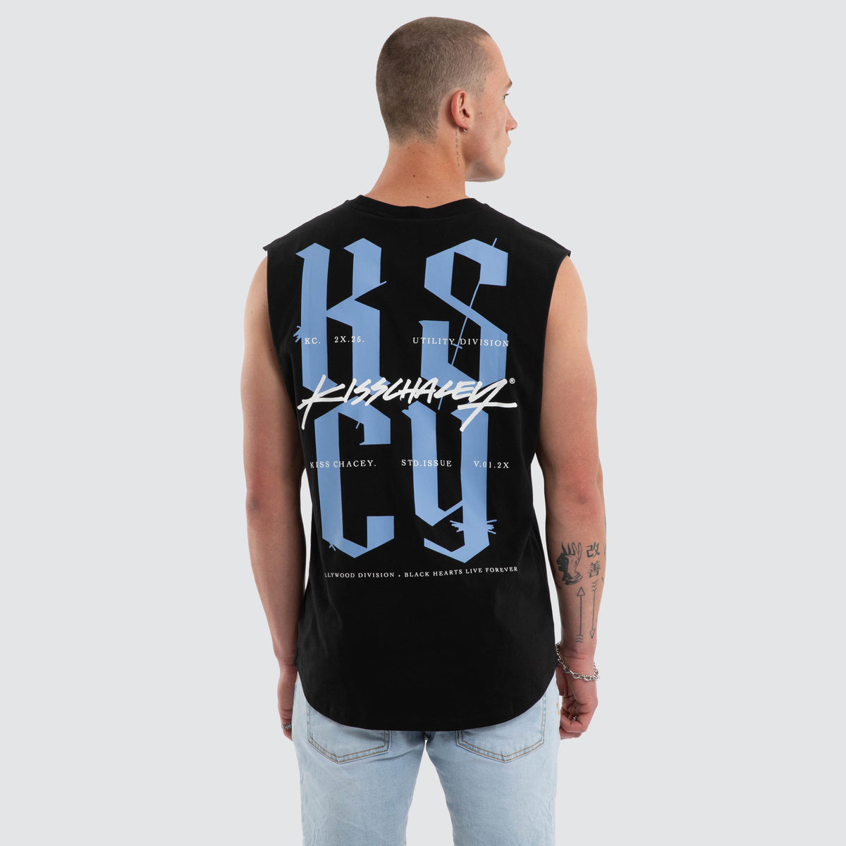 KSCY Traditional Dual Curved Muscle in Black | Neverland Store