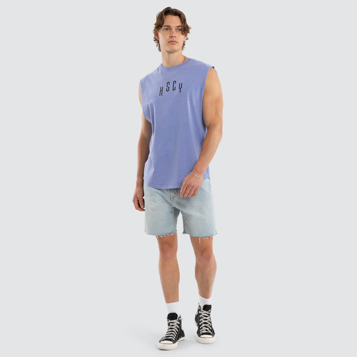 KSCY Trapped Dual Curved Muscle in Purple | Neverland Store