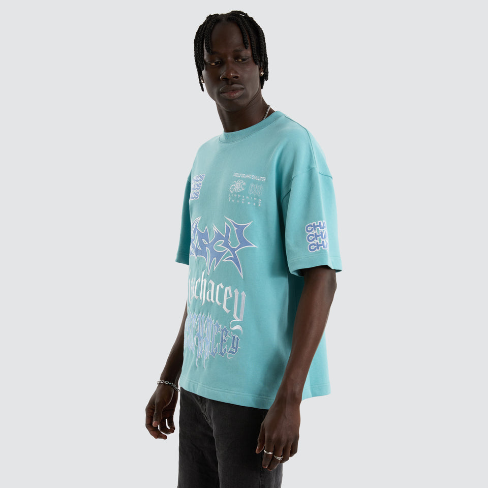 Posse Loopback Street Tee Teal | Neverland Store