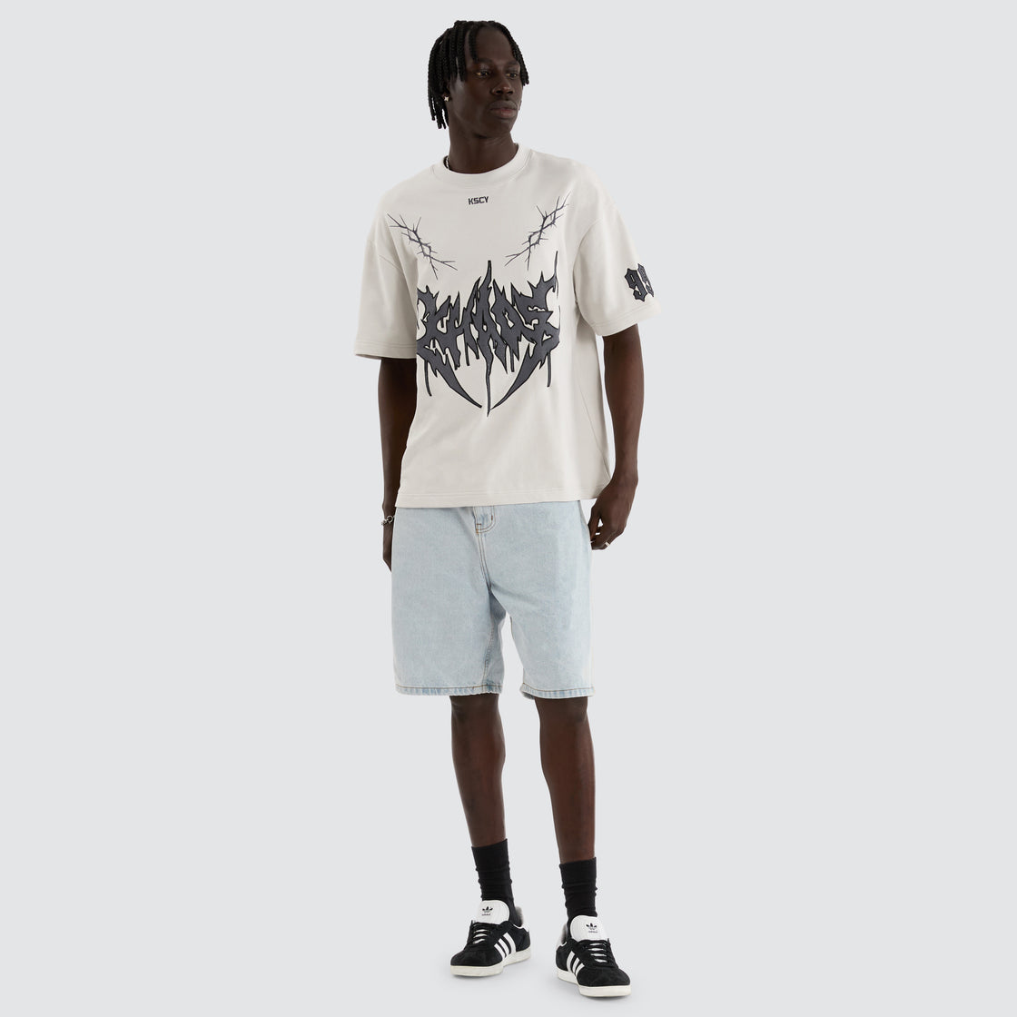 Shake Loopback Street Tee Glacier Grey | Neverland Store