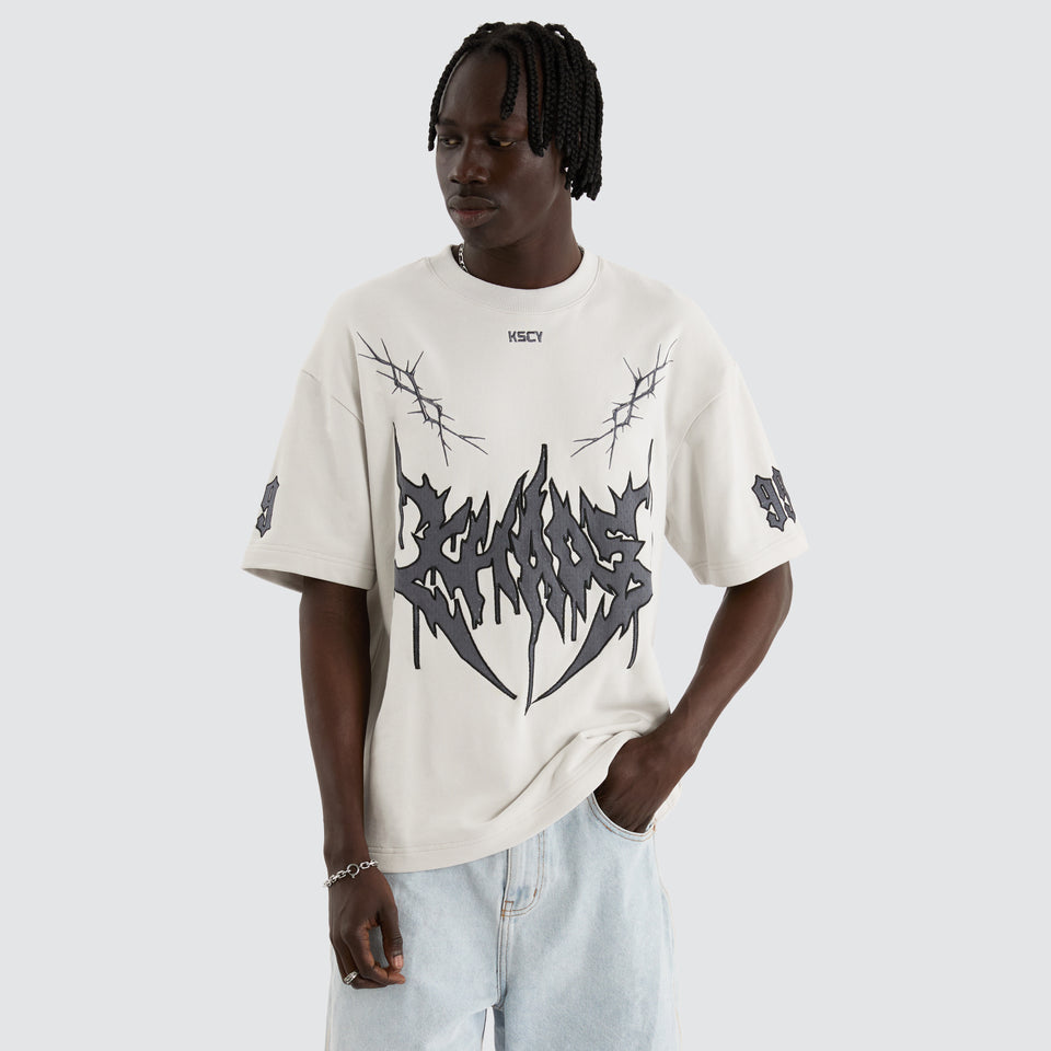Shake Loopback Street Tee Glacier Grey | Neverland Store