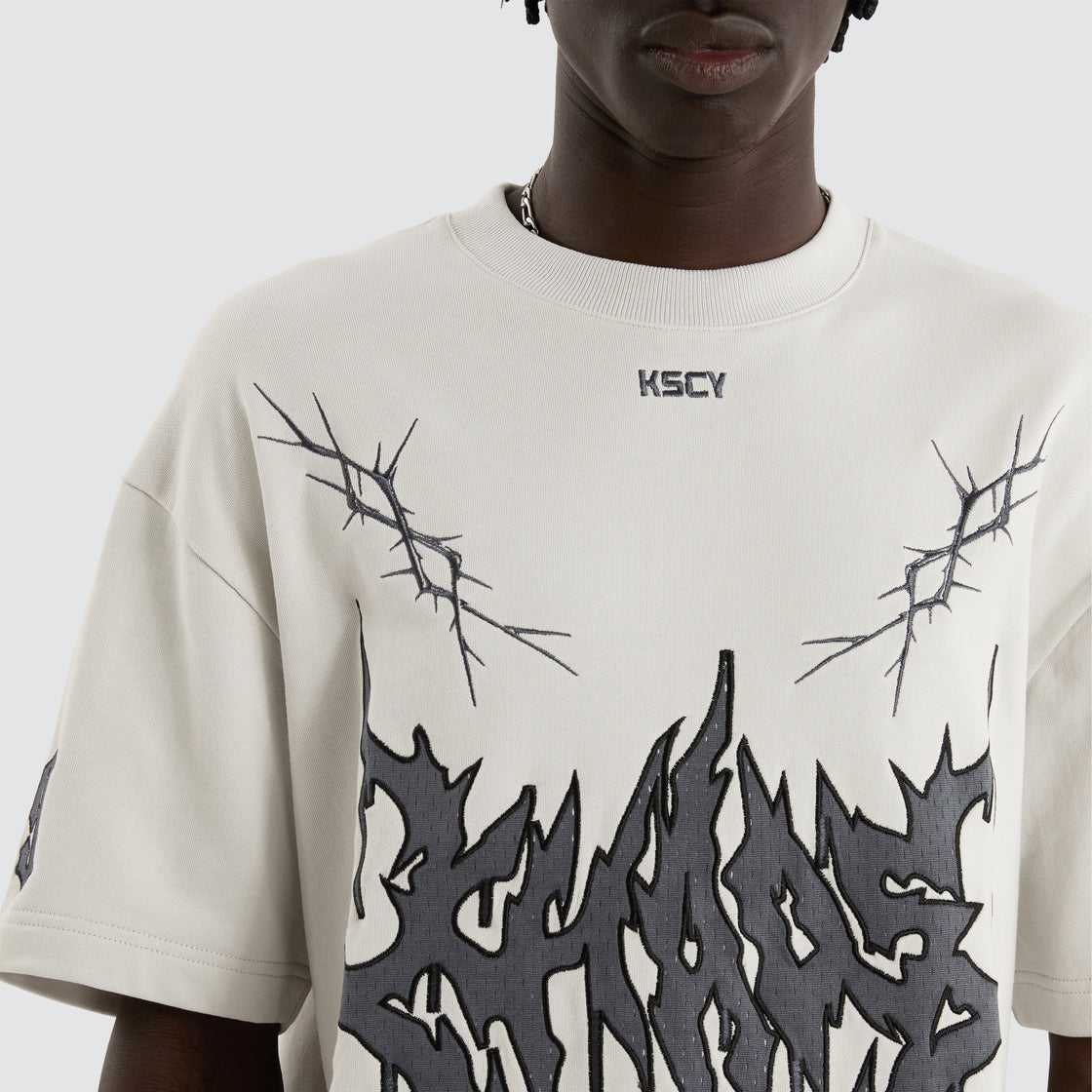 Shake Loopback Street Tee Glacier Grey | Neverland Store