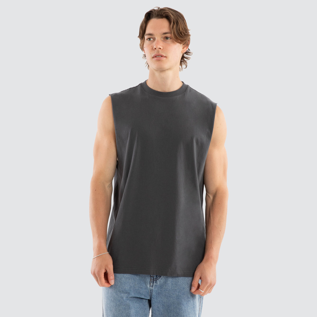 KSCY Hades Relaxed Muscle in Grey | Neverland Store