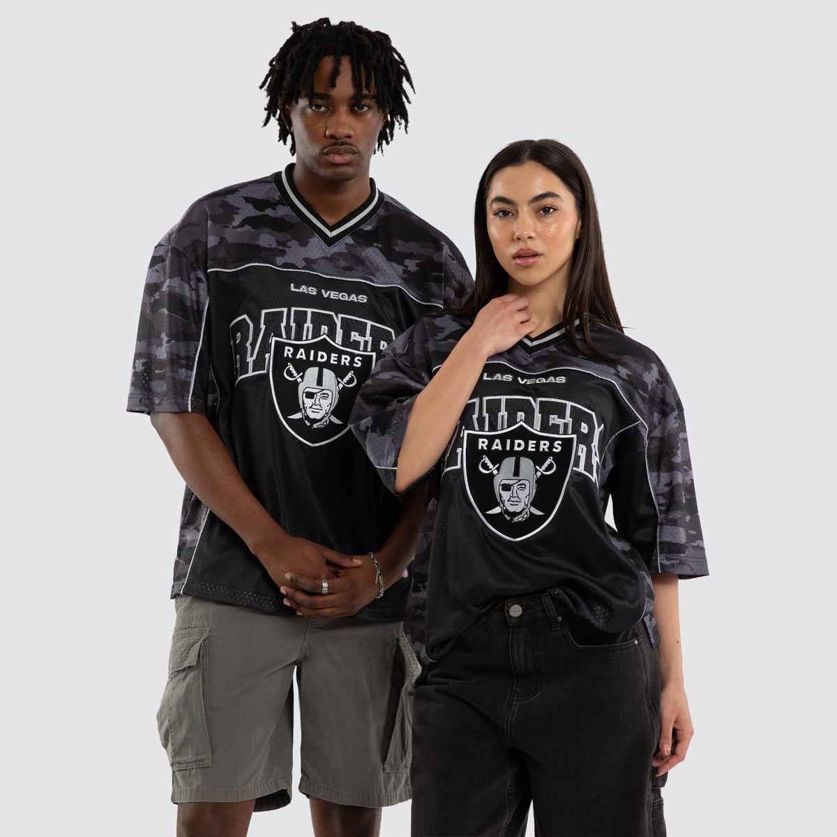 NXP X NFL Las Vegas Raiders NFL Field Tee in Black Camo | Neverland Store
