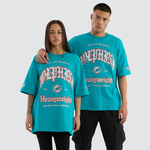 Miami Dolphins NFL Coach Tee Aqua | Neverland Store
