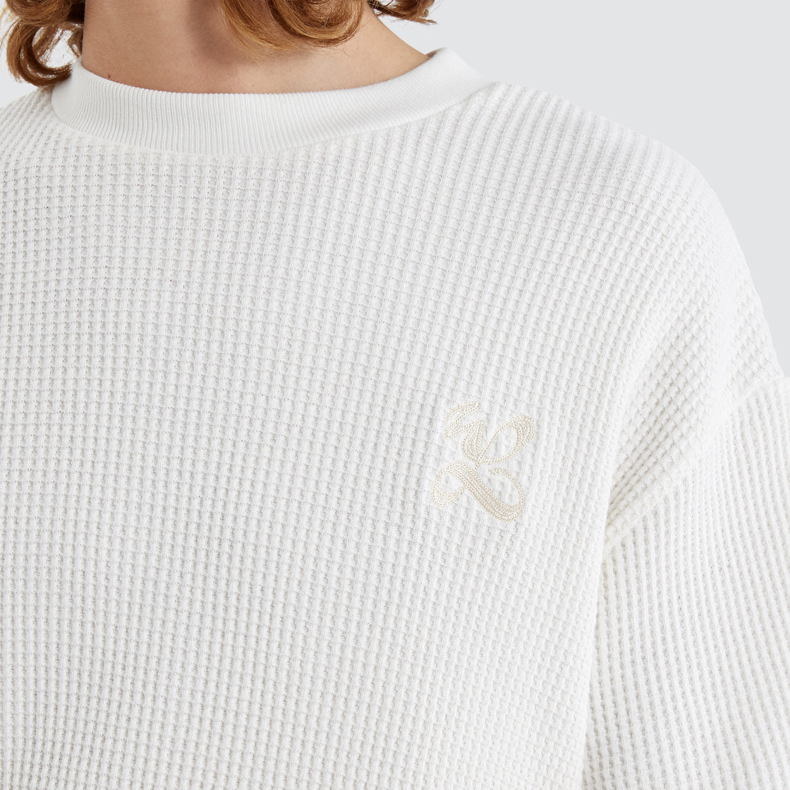 NOMADIC Big Waffle Street Tee in Tofu | Neverland Store