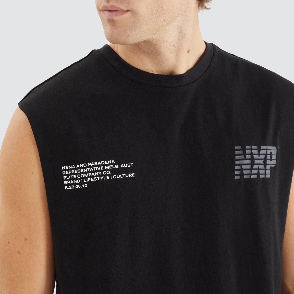 NXP Primary Scoop Back Muscle in Jet Black | Neverland Store