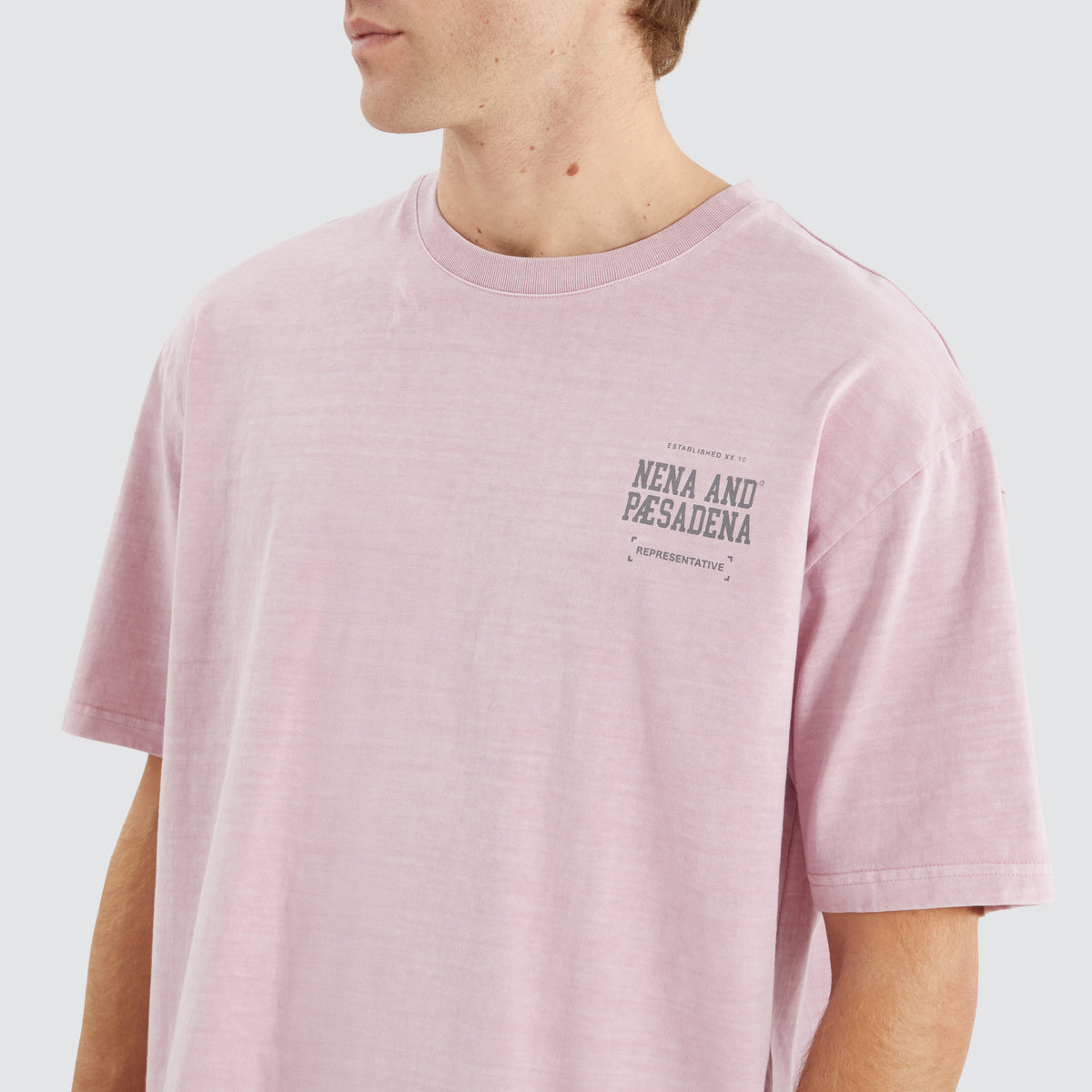 NXP Compact Box Fit Tee in Pigment Pink | Neverland Store