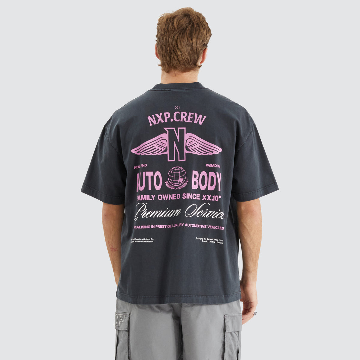 NXP Steed Street Tee in Pigment Black | Neverland Store