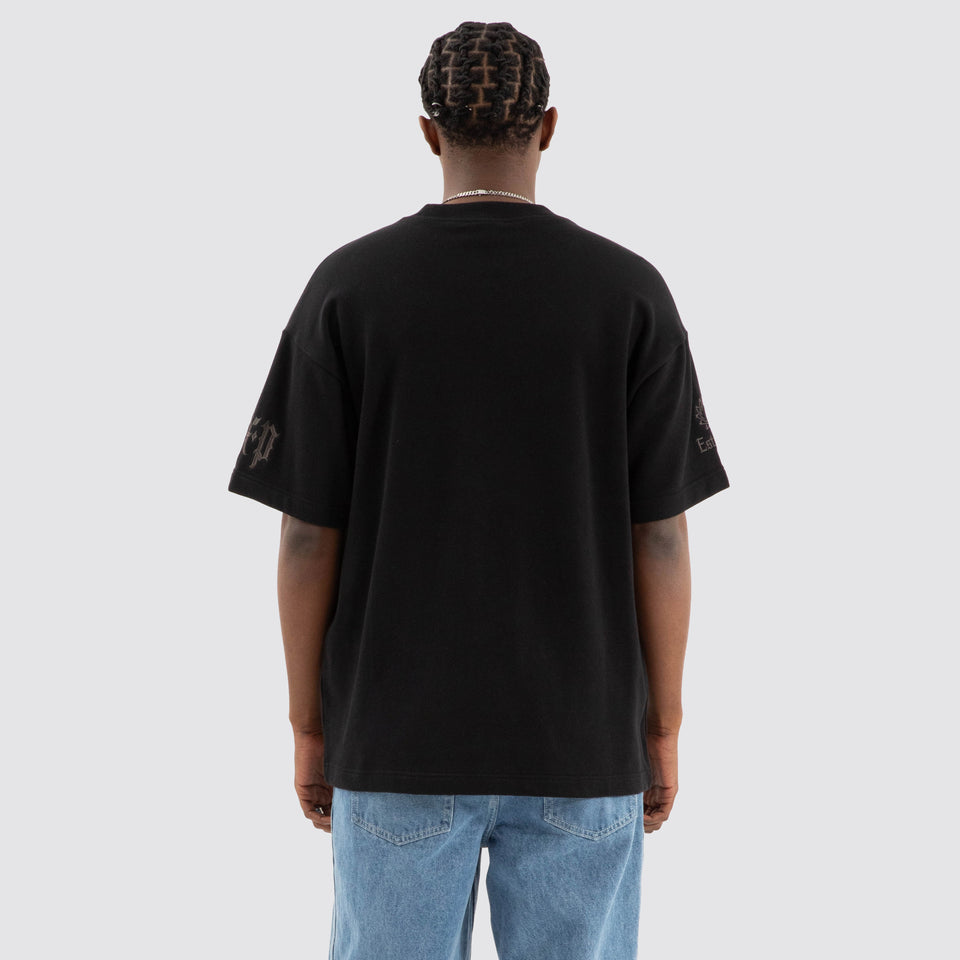 Rumble Loopback Raptor Tee Jet black | Neverland Store