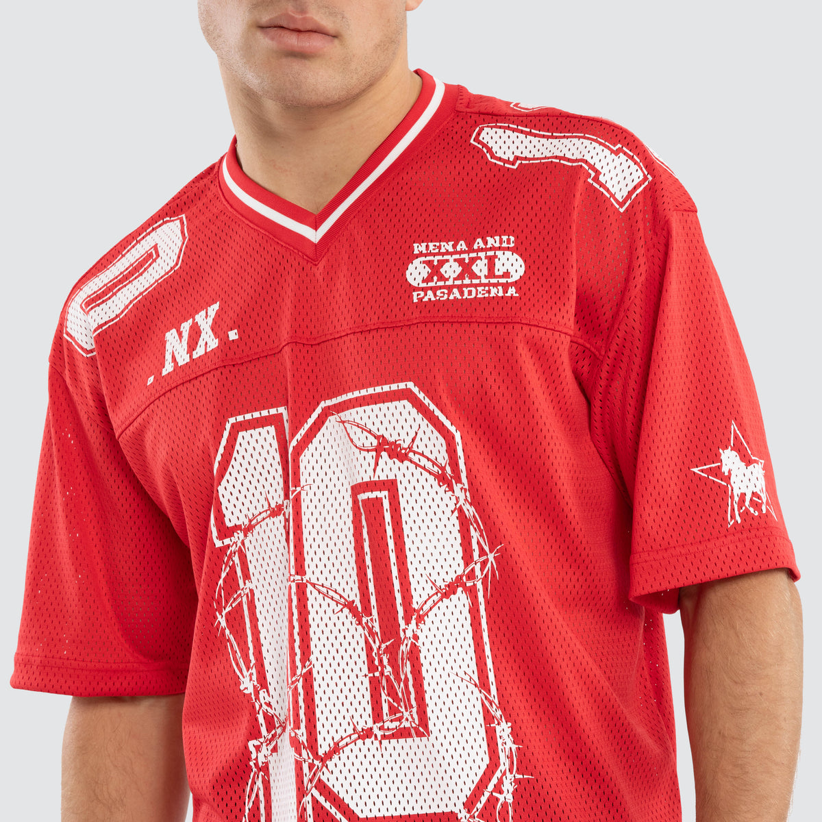 Wired Gridiron Jersey RED | Neverland Store