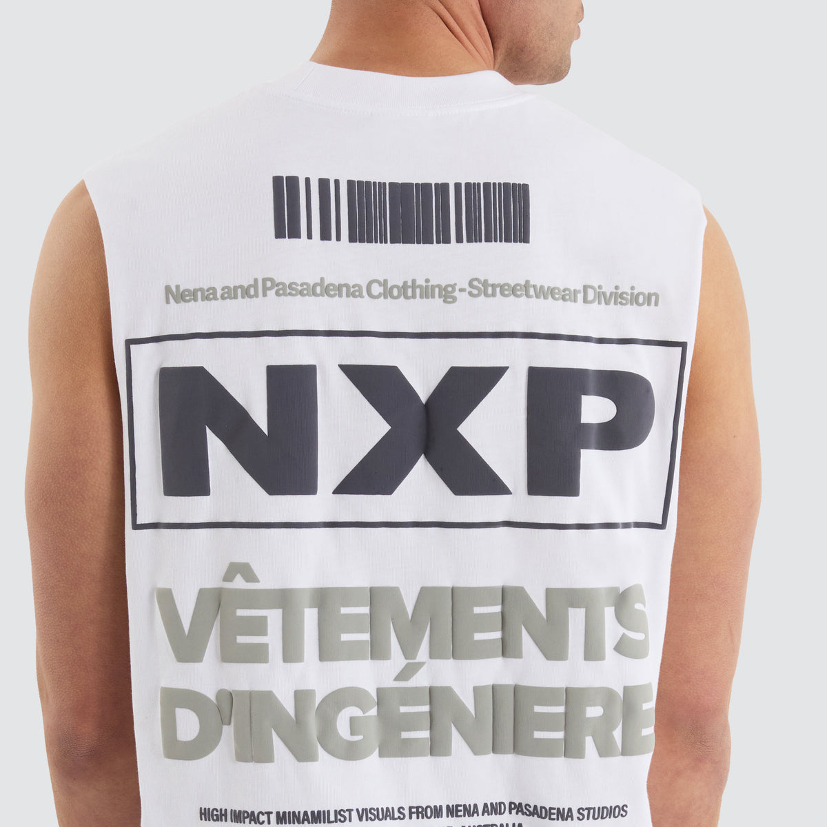NXP Vetements Street Muscle in White | Neverland Store