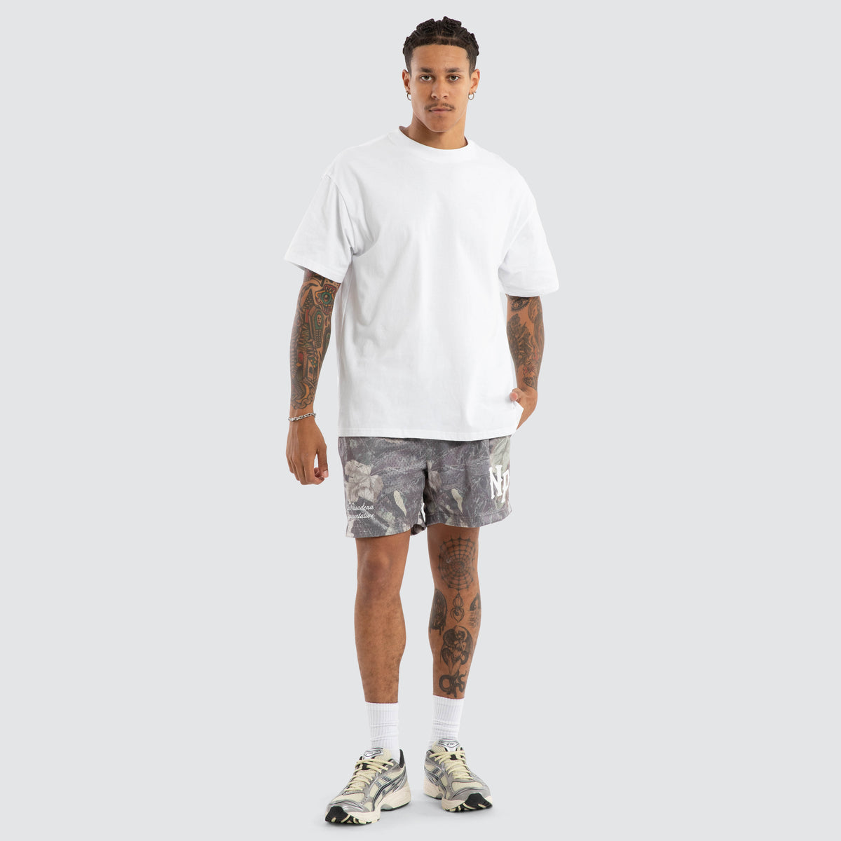 Carved Camo Mesh Trackshort Camo | Neverland Store