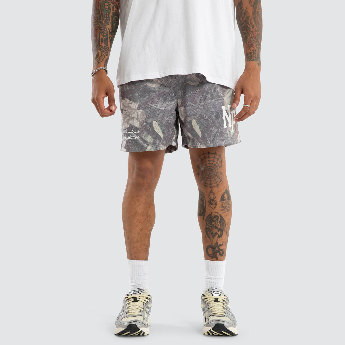 Carved Camo Mesh Trackshort Camo | Neverland Store