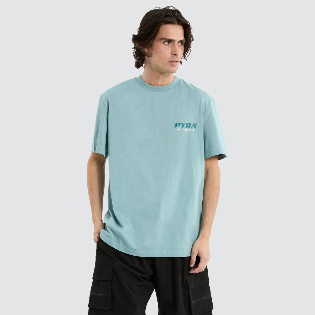 All Terrain Tee in Smoke | Neverland Store