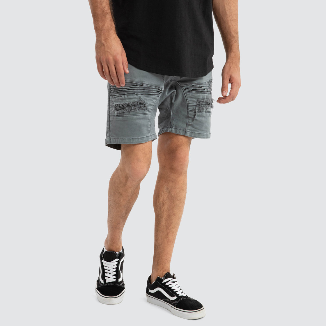 NXP Viper Denim Short in Iron Gate Grey | Neverland Store