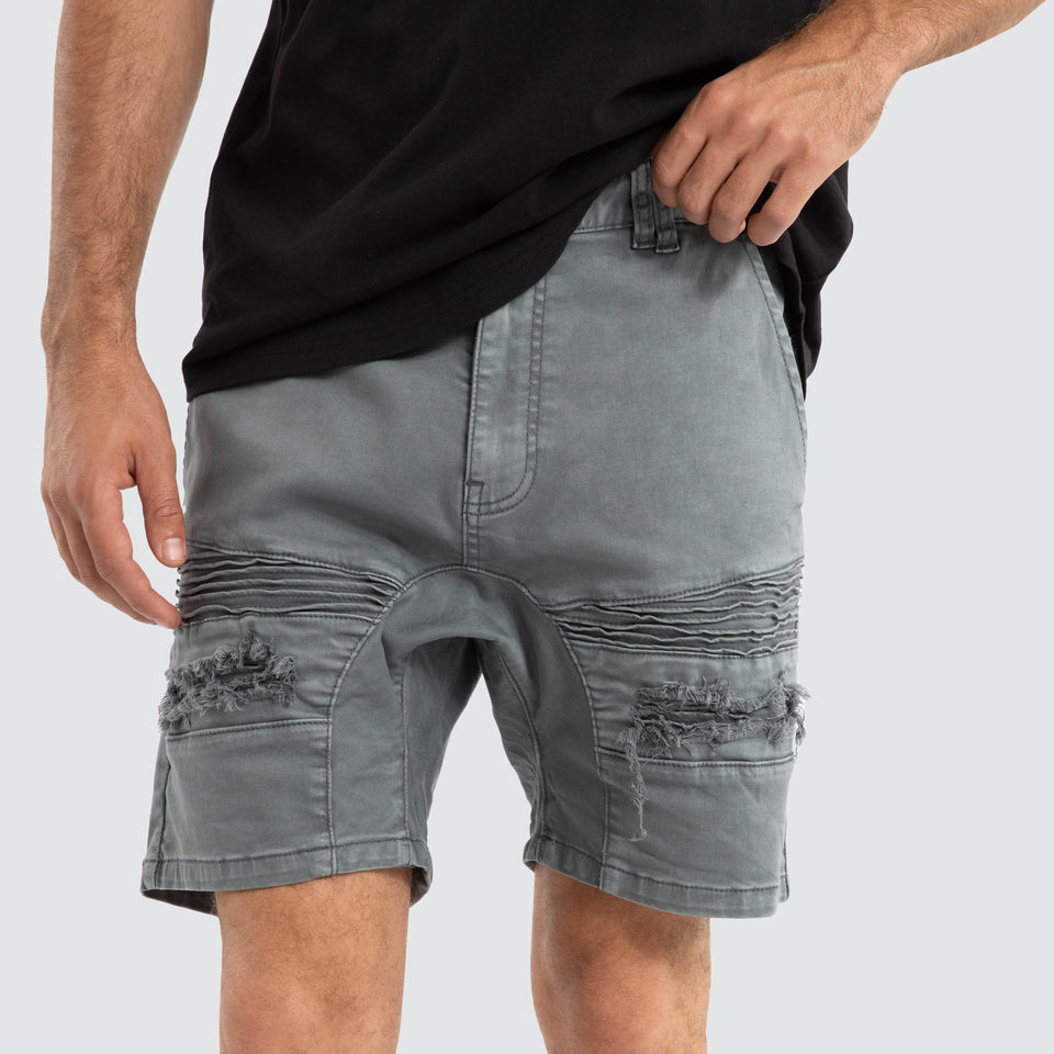 NXP Viper Denim Short in Iron Gate Grey | Neverland Store