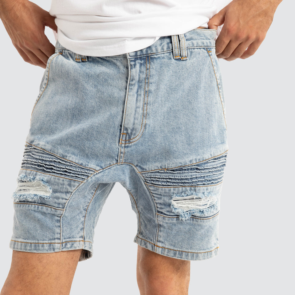 NXP Viper Denim Short in Portland Blue | Neverland Store