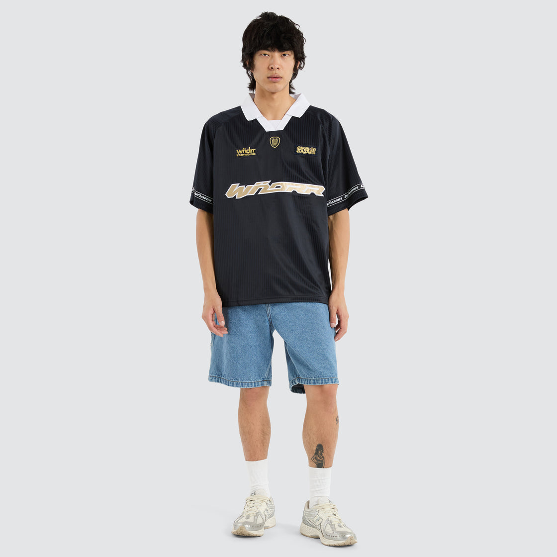 WNDRR Rothman Football Jersey in Navy | Neverland Store
