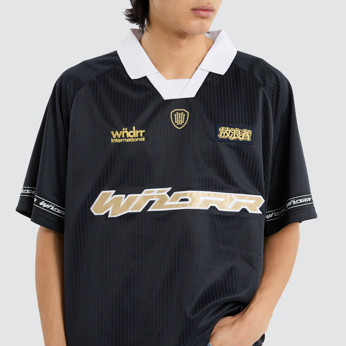 WNDRR Rothman Football Jersey in Navy | Neverland Store