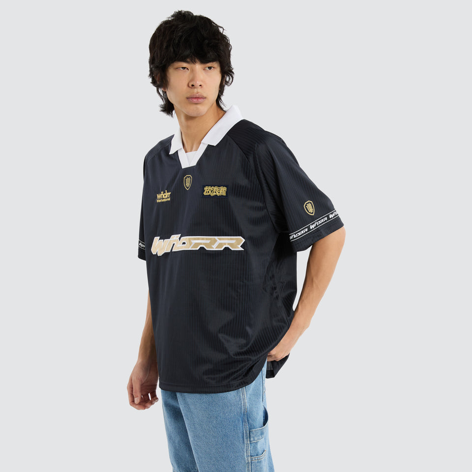 WNDRR Rothman Football Jersey in Navy | Neverland Store