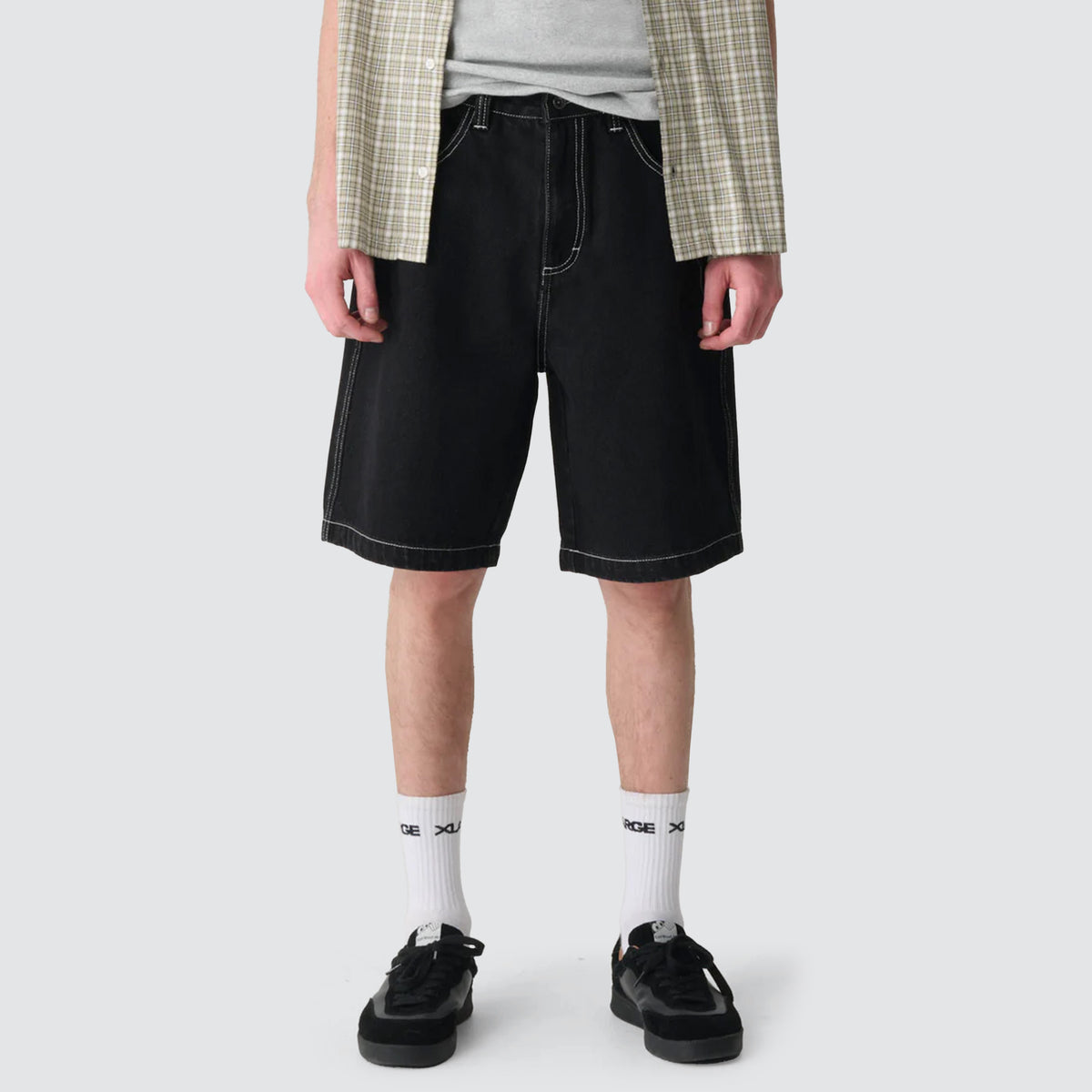 Og Bull Denim 91 Short Black Denim | Neverland Store