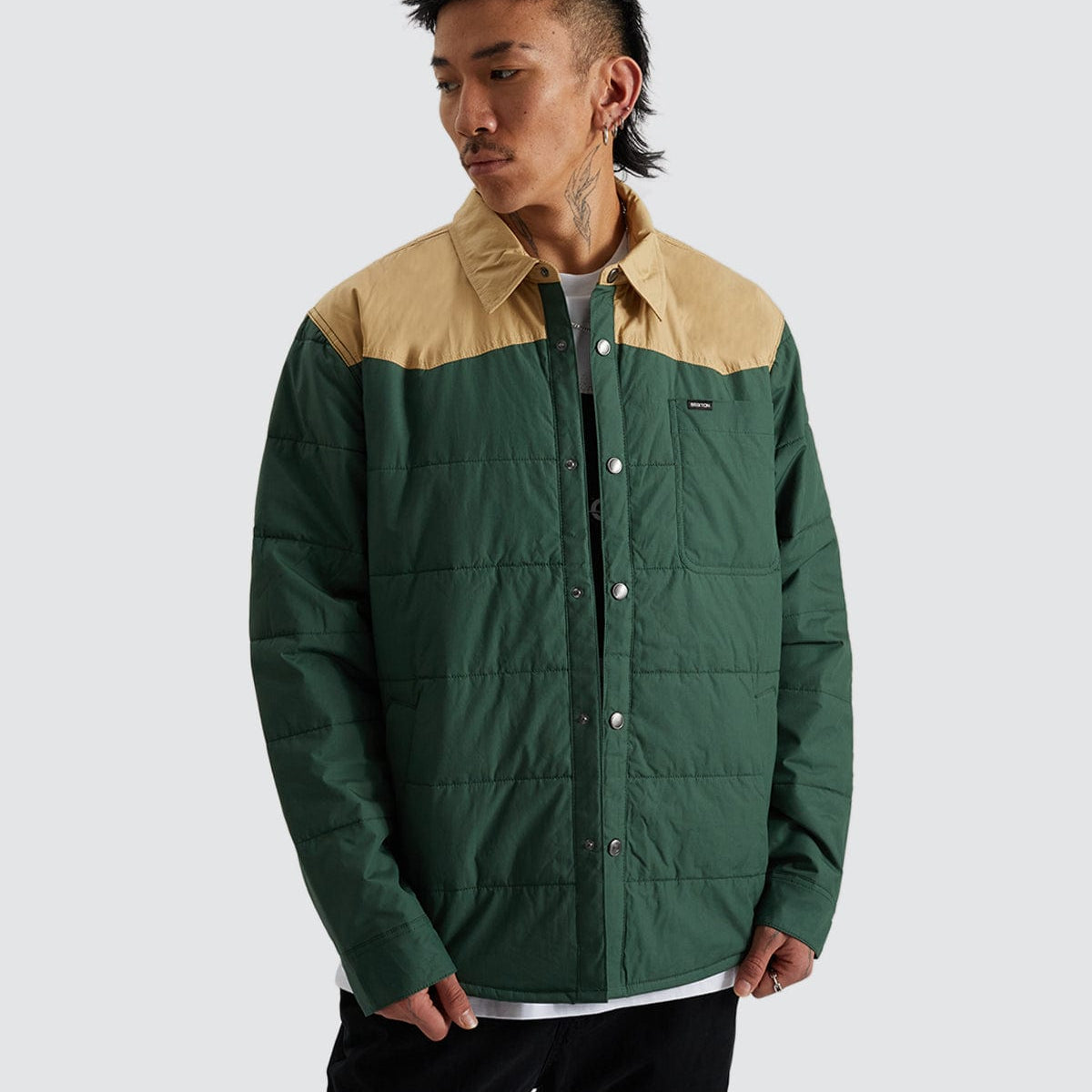 Cass Jacket Pine Needle/ Sand Green | Neverland Store