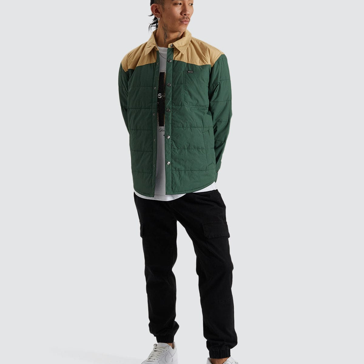 Cass Jacket Pine Needle/ Sand Green | Neverland Store