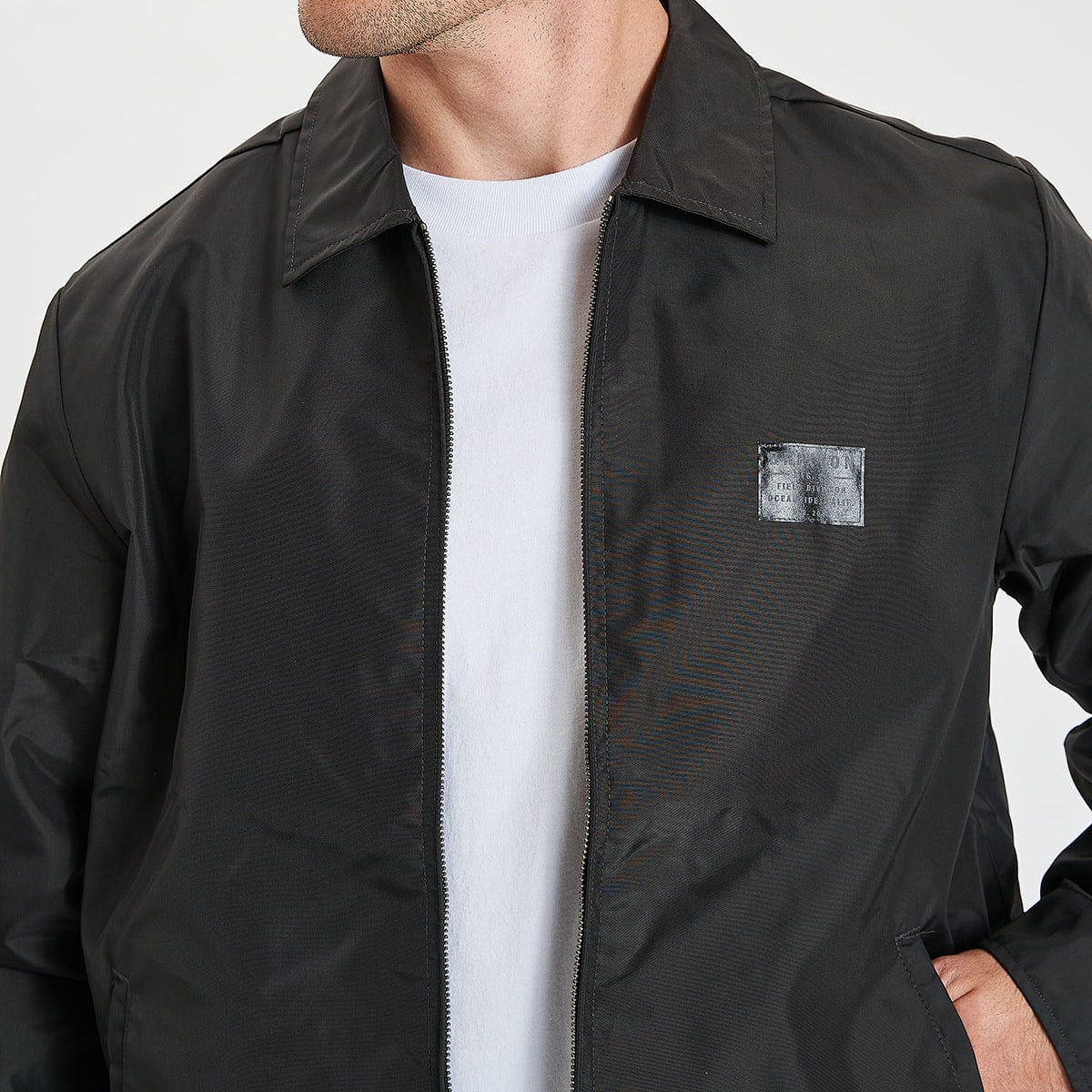 Utopia Vintage Nylon Jacket Washed Black | Neverland Store