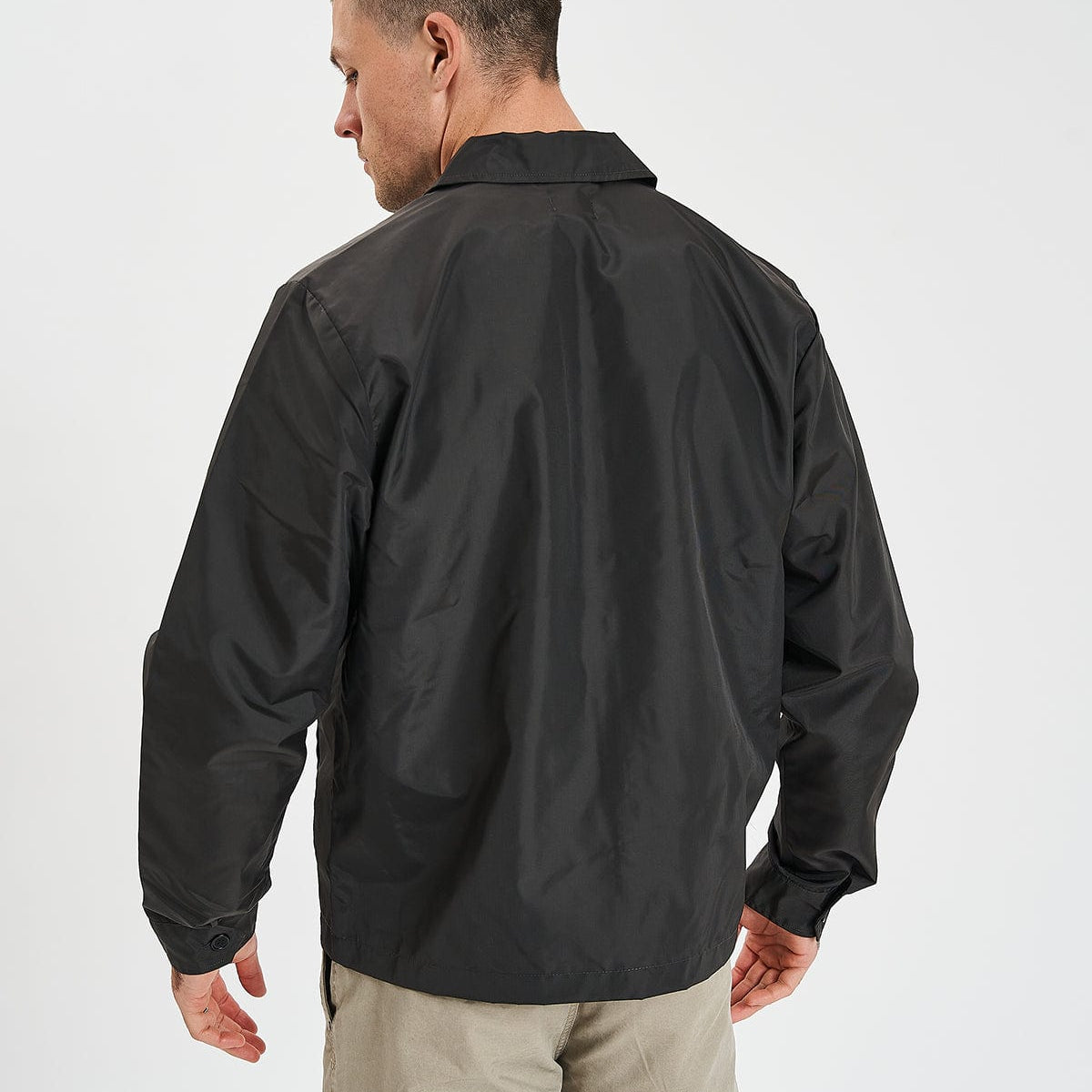 Utopia Vintage Nylon Jacket Washed Black | Neverland Store