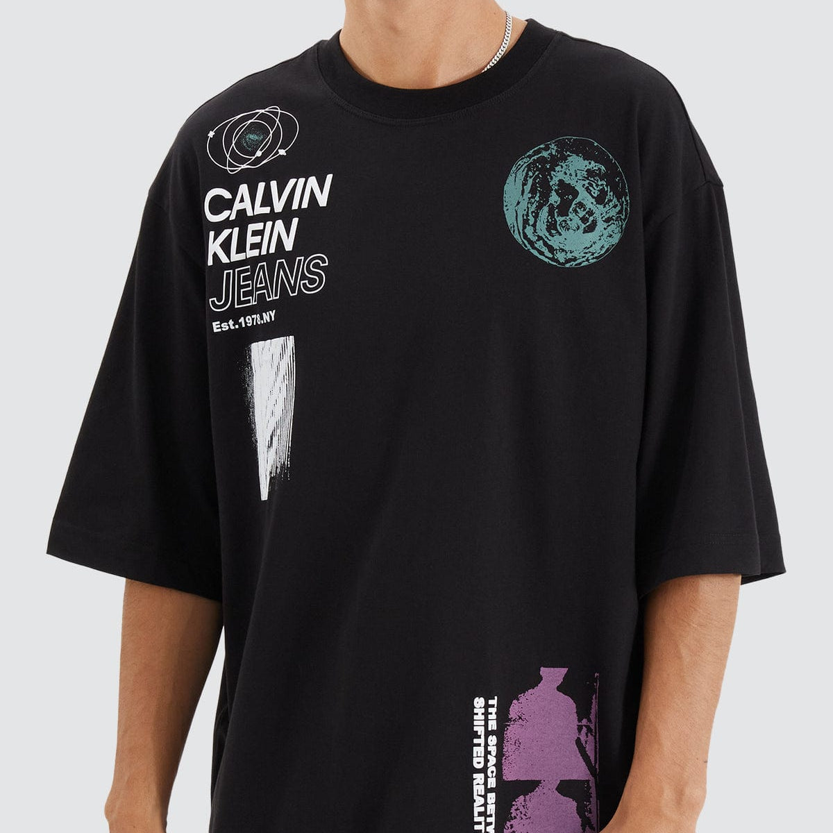 Future Fade Multi Graphic T-Shirt Black | Neverland Store