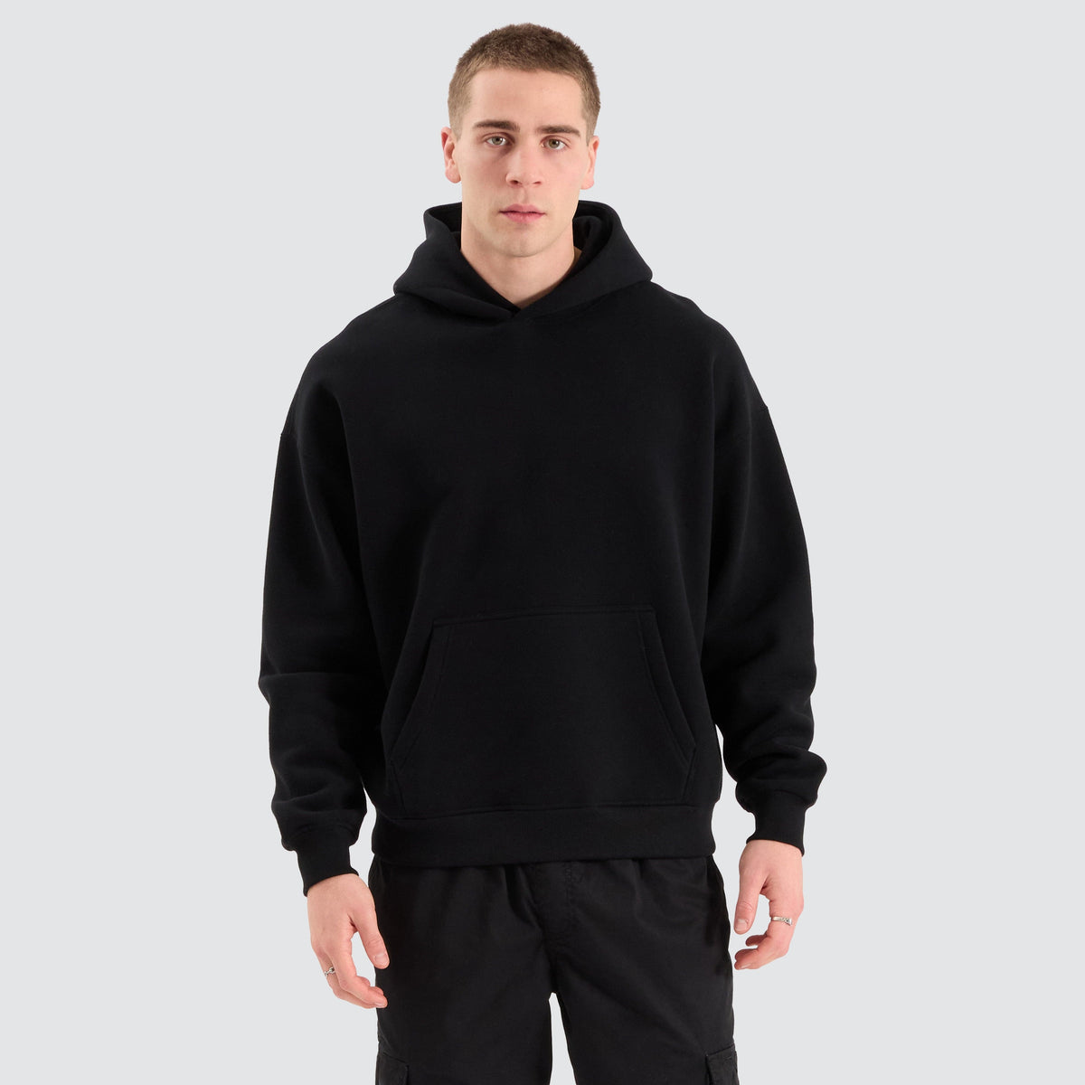 Chelsea Heavyweight Hoodie in Jet Black | Neverland | Neverland Store