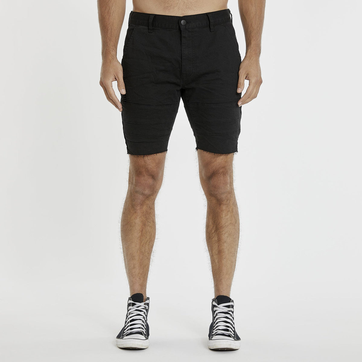 Arcadia Denim Short Jet Black | Neverland Store