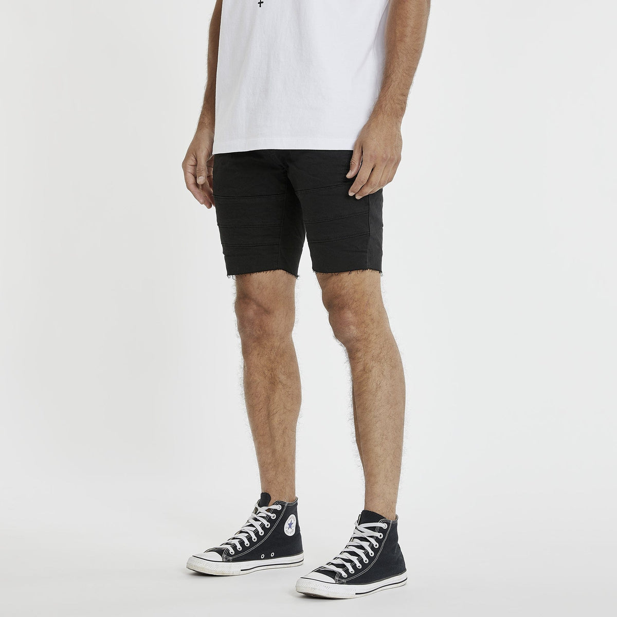 Arcadia Denim Short Jet Black | Neverland Store